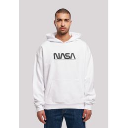 F4NT4STIC Herren Kapuzenpullover "NASA worm", wei&szlig;, Gr. 5XL, Obermaterial: 100% Baumwolle, Pullover, Print