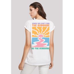F4NT4STIC Damen T-Shirt "Be The Sunshine Color", weiß, Gr. XS, Obermaterial: 100% Baumwolle, Shirts, Premium Qualität