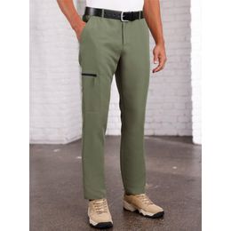 CLASSIC Herren Webhose, gr&uuml;n, Gr. 52, unifarben, 100% Polyester, Hosen