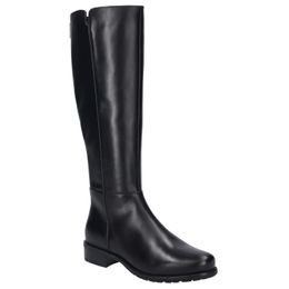 Josef Seibel Damen Stiefel "Chiara 01", Gr. 39, schwarz, Kalbsleder, unifarben, Schuhe, Langschaft, Vario-Schaft mit regulierbarer Weite von normal-XL