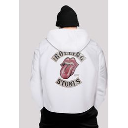 F4NT4STIC Herren Kapuzenpullover "The Rolling Stones Tour '78 Blk Vector", wei&szlig;, Gr. L, Obermaterial: 65% Baumwolle, 35% Polyester, Pullover, Premium