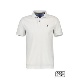 Lerros Herren Poloshirt "Lerros Klassischer Polostyle in *Cool & Dry* Piquéqualität", weiß, Gr. XL, 60% Baumwolle, 40% Polyester, Shirts