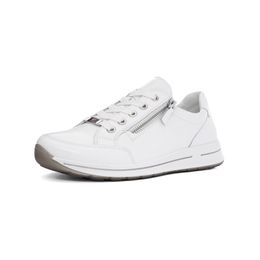 Ara Damen Sneaker "Ara Sneaker Leder", Gr. 44, weiß, Leder, Schuhe