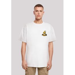 F4NT4STIC Herren T-Shirt "Rubber Duck Wizard OVERSIZE TEE", weiß, Gr. S, Obermaterial: 100% Baumwolle, Shirts, Print
