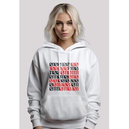 F4NT4STIC Damen Kapuzenpullover "I love you 01001001 Binary Code Valentinstag", wei&szlig;, Gr. XXL, Obermaterial: 65% Baumwolle, 35% Polyester, Pullover,
