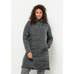 Jack Wolfskin Damen Funktionsmantel "EISBACH COAT W", gr&uuml;n, Gr. M, Obermaterial: 100% Polyamid; Futter: 100% Polyester; F&uuml;llung: 100% Polyester,