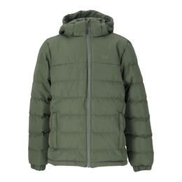 WHISTLER Jungen Outdoorjacke "Carseno Jr.", grün, Gr. 116, unifarben, 100% Polyester, Jacken, mit wasserabweisender Eigenschaft