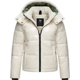 Ragwear Damen Steppjacke "Roobie", wei&szlig;, Gr. XS, Au&szlig;enmaterial: 100% Polyester; Innenfutter: 100% Polyester; Wattierung: 100% Polyester, Jacken,
