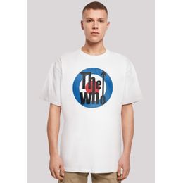 F4NT4STIC Damen T-Shirt "The Who Target Classic", wei&szlig;, Gr. XS, Obermaterial: 100% Baumwolle, Shirts, Premium Qualit&auml;t