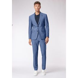 Roy Robson Herren Hosenanzug "Coloured Suit Im Slim Fit", blau, Gr. 44, 55% Schurwolle, 41% Polyester, 4% Elasthan, Anz&uuml;ge