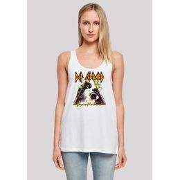 F4NT4STIC Damen T-Shirt "Def Leppard Hysteria", wei&szlig;, Gr. XS, Obermaterial: 100% Baumwolle, Shirts, Premium Qualit&auml;t