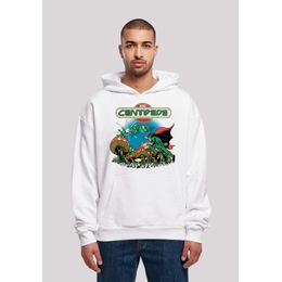 F4NT4STIC Herren Kapuzenpullover "Centipede Atari Retro Gaming", wei&szlig;, Gr. 4XL, Obermaterial: 100% Baumwolle, Pullover, Premium Qualit&auml;t