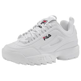Fila Damen Sneaker "Disruptor low", Gr. 37, weiß, Synthetik, Schuhe