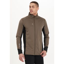 ELITE LAB Herren Laufjacke "Heat X1 Elite", grün, Gr. XXXL, mehrfarbig, 100% Polyester, Jacken, mit wasser- und winddichter Funktion