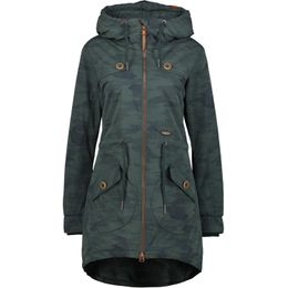 alife and kickin ALIFE & KICKIN Damen Winterjacke "Damen CharlotteAK B", grün, Gr. S, 100% Polyester, Jacken