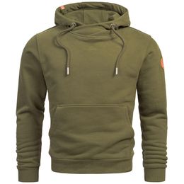Herren Kapuzenpullover "ASRemii", gr&uuml;n, Gr. XXL, Alessandro Salvarini, Obermaterial: 65% Baumwolle, 35% Polyester, Pullover, Hoodie mit Kapuze