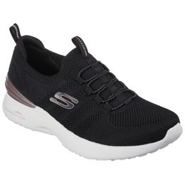 Skechers Damen Slip-On Sneaker "SKECH-AIR DYNAMIGHT -", Gr. 35, schwarz, Textil, Schuhe, Schlupfschuh, Slipper, Freizeitschuh mit Gummizug