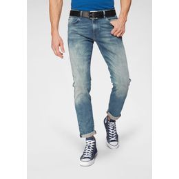 Herren Slim-fit-Jeans "Seaham", grün, Gr. 31, PETROL INDUSTRIES, Obermaterial: 94% Baumwolle, 3% Elasthan, 3% Polyester, Jeans