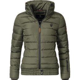 Marikoo Damen Steppjacke "Poison", grün, Gr. S, Oberstoff: 100% Polyester, Futter: 100% Polyester, Wattierung: 100% Polyester, Ärmelfutter: 100%