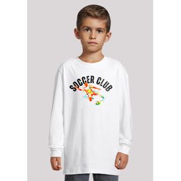 F4NT4STIC Jungen T-Shirt "Soccer Club Sport Fan Artwork", wei&szlig;, Gr. 158, Obermaterial: 100% Baumwolle, Shirts, Premium Qualit&auml;t