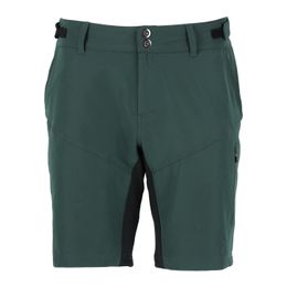 Endurance Herren Radhose "Benal", gr&uuml;n, Gr. M, unifarben, 92% Polyester, 8% Elasthan, Hosen, im praktischen 2-in-1-Design