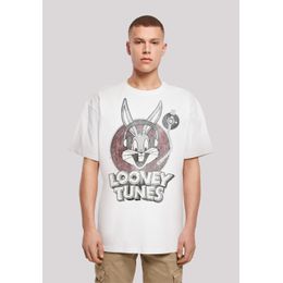 F4NT4STIC Damen T-Shirt "Looney Tunes Looney Tunes Bugs Bunny", wei&szlig;, Gr. M, Obermaterial: 100% Baumwolle, Shirts, Print