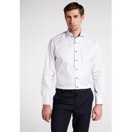 Eterna Herren Langarmhemd "MODERN FIT", weiß, Gr. 45, Twill, 100% Baumwolle, Hemden, NON IRON (bügelfrei)