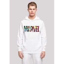 F4NT4STIC Herren Kapuzenpullover "Marvel Avengers Logo Character infill", wei&szlig;, Gr. XXL, Obermaterial: 50% Baumwolle, 50% Polyester, Pullover, Print
