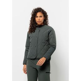 Jack Wolfskin Damen Steppjacke "WANDERMOOD INS JKT W", gr&uuml;n, Gr. S, OBERSTOFF 100% POLYAMID FUTTER 100% POLYESTER F&Uuml;LLUNG 100% POLYESTER, Jacken