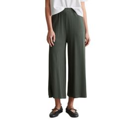 Marc O'Polo Damen Jerseyhose "aus LENZING ECOVERO ", gr&uuml;n, Gr. XS, MARC O'POLO DENIM, unifarben, Obermaterial: 97% Viskose, 3% Elasthan, Hosen