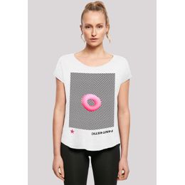 F4NT4STIC Damen T-Shirt "3D PINK RING", wei&szlig;, Gr. M, Obermaterial: 100% Baumwolle, Shirts, Print