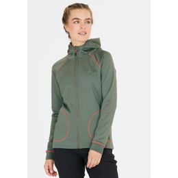 WHISTLER Damen Fleecejacke "Tracker", gr&uuml;n, Gr. 38, unifarben, 95% Polyester, 5% Elasthan, Jacken, mit Powerstretch-Technologie