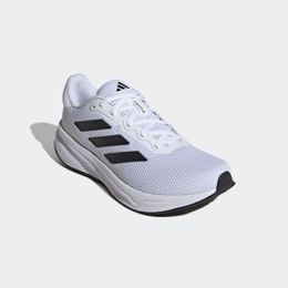 Herren Laufschuh "RESPONSE", adidas Performance, Gr. 44,5, schwarz-wei&szlig;, Synthetik, Textil, Schuhe