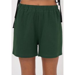 FRESHLIONS Damen Shorts "Zara", grün, Gr. M, unifarben, 100% Baumwolle, Hosen, im einfarbigen Design