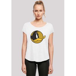 F4NT4STIC Damen T-Shirt "Looney Tunes Daffy Duck Dotted Cartoon", wei&szlig;, Gr. S, Obermaterial: 100% Baumwolle, Shirts, Damen,Premium