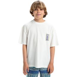 Quiksilver Jungen Shirttop "Gh Qs Sunrise Bowl", weiß, Gr. 16, [Hauptstoff] 100% Bio-Baumwolle, Tops