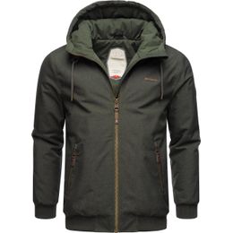 Ragwear Herren Winterjacke "Stewie", gr&uuml;n, Gr. M, Obermaterial: 100% Polyester, Futter: 100% Polyester, Wattierung: 100% Polyester, Jacken,