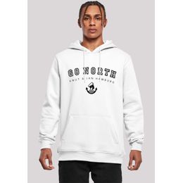 F4NT4STIC Herren Kapuzenpullover "Go North", wei&szlig;, Gr. M, Obermaterial: 65% Baumwolle, 35% Polyester, Pullover, Print