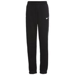 Nike M&auml;dchen Trainingshose "PANT TEAM", schwarz-wei&szlig;, Gr. XS, Obermaterial: 80% Baumwolle, 20% Polyester, Hosen