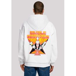 F4NT4STIC Herren Kapuzenpullover "Arcade Triple Shot Atari Retro Gaming", wei&szlig;, Gr. XXL, Obermaterial: 100% Baumwolle, Pullover, Premium Qualit&auml;t