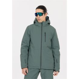 WHISTLER Herren Skijacke "Drizzle", grün, Gr. XXL, unifarben, 100% Polyester, Jacken, mit wasserabweisender Membran