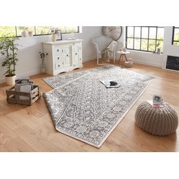 Teppich Hanse Home "Curacao" Gr. 4, grau, B:160cm H:5mm L:230cm, Kunstfaser, Teppiche, Teppich, In-& Outdoor, L&auml;ufer, Wetterfest, Balkon, Wohnzimmer, Wasserfest
