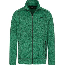 DEPROC Active Herren Strickfleecejacke "KIRKVALE X MEN", gr&uuml;n, Gr. L, 100% Polyester, Jacken, auch in Gro&szlig;en Gr&ouml;&szlig;en erh&auml;ltlich