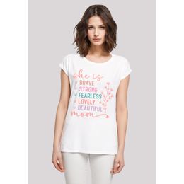 F4NT4STIC Damen T-Shirt "Mothers Day Inspirational Message", wei&szlig;, Gr. XXL, Obermaterial: 100% Baumwolle, Shirts, Premium Qualit&auml;t