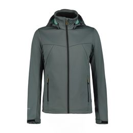Icepeak Herren Softshelljacke "H SOFTSHELLJACKE BIGGS", gr&uuml;n, Gr. 46, Obermaterial: 100% Polyester, Jacken, f&uuml;r vielseitige Outdoor-Aktivit&auml;ten,