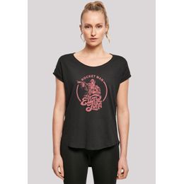 F4NT4STIC Damen T-Shirt "Elton John Rocketman", schwarz, Gr. XS, Obermaterial: 100% Baumwolle, Shirts, Premium Qualit&auml;t