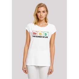 F4NT4STIC Damen T-Shirt "Mothers Day Minimalist Periodic Table Geeky Mom", wei&szlig;, Gr. XL, Obermaterial: 100% Baumwolle, Shirts, Premium Qualit&auml;t