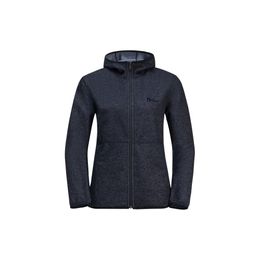Jack Wolfskin Damen Fleecejacke "TANNENSPUR JKT W", blau, Gr. S, Obermaterial: 100% Polyester; Kontrast: 100% Polyamid ; Futter: 100% Polyester,