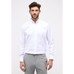 Eterna Herren Langarmhemd "MODERN FIT", weiß, Gr. 46, Twill, 100% Baumwolle, Hemden, NON IRON (bügelfrei)