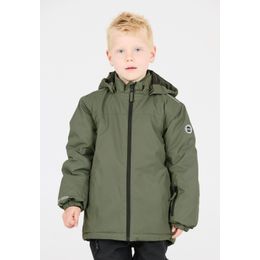 ZIGZAG Jungen Skijacke "Murdoch", gr&uuml;n, Gr. 140, unifarben, 100% Polyester, Jacken, mit getapten N&auml;hten und 10.000 mm Wassers&auml;ule